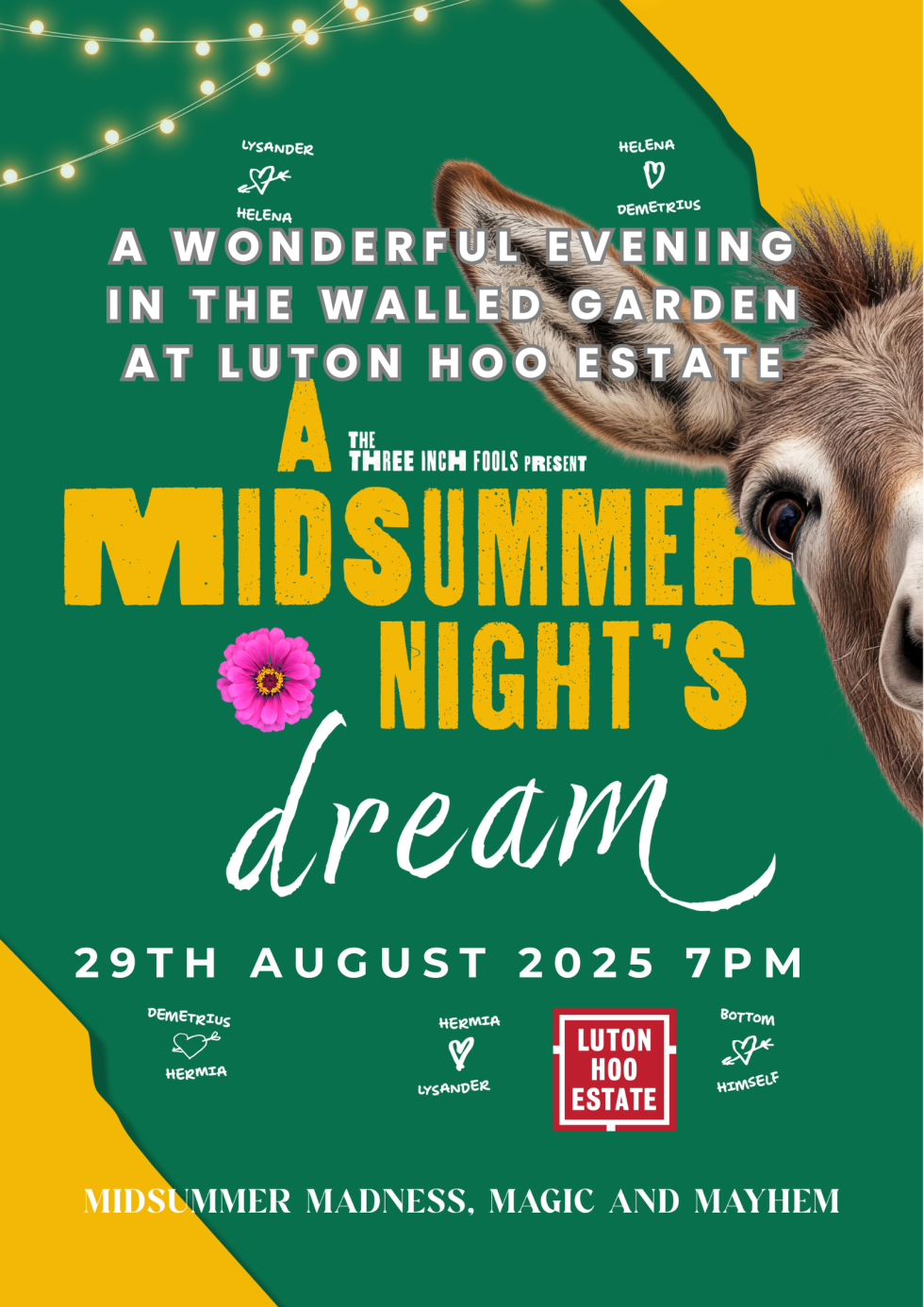 Luton Hoo Estate Walled Garden welcomes the Three Inch Fools with A ...